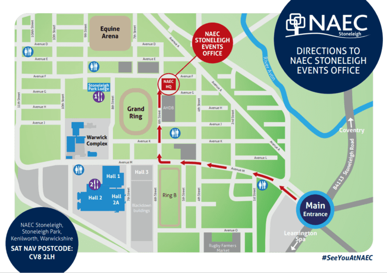 Getting Here | NAEC Stoneleigh